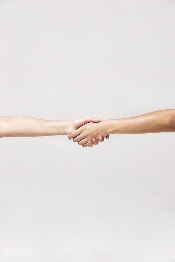Two people shake hands stock image. Image of human, people - 218112311