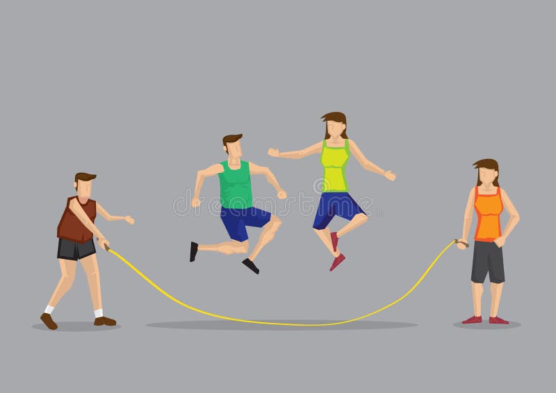 Skipping Group Stock Illustrations – 417 Skipping Group Stock ...