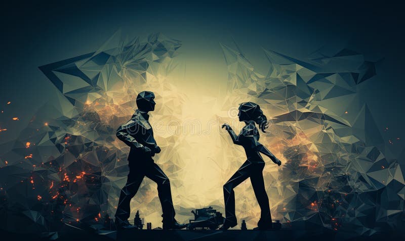 Two People Standing Together Stock Image - Image of connection, friends ...