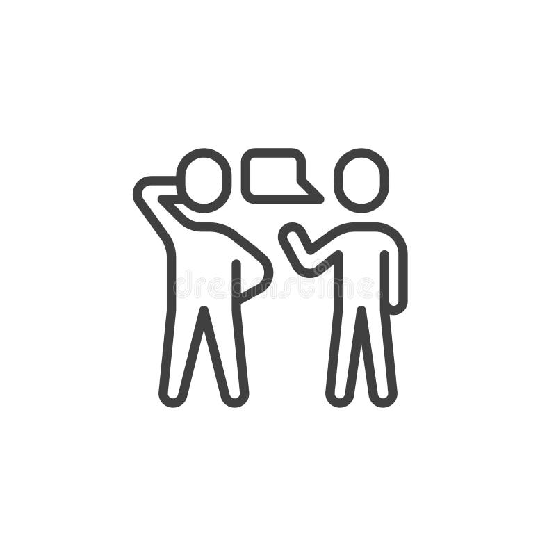 Two People Talking Stock Illustrations – 11,387 Two People Talking ...