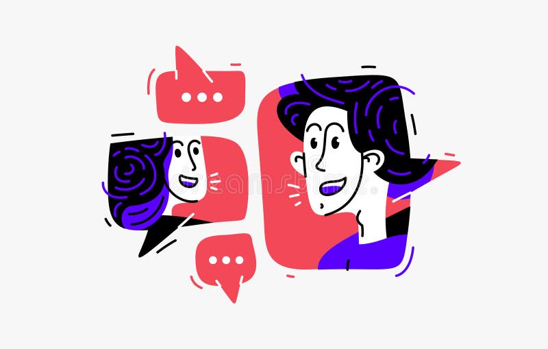 Dialog Two People Stock Illustrations – 2,863 Dialog Two People Stock ...