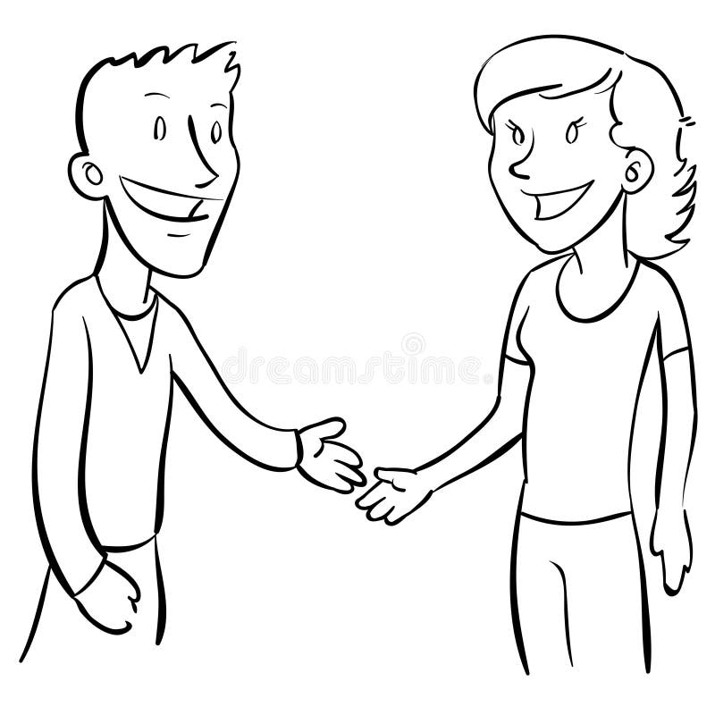 Drawing Of Two Hands Shaking Stock Vector - Illustration of meeting ... Drawing Of Two Hands Shaking Stock Vector - Illustration of meeting ...