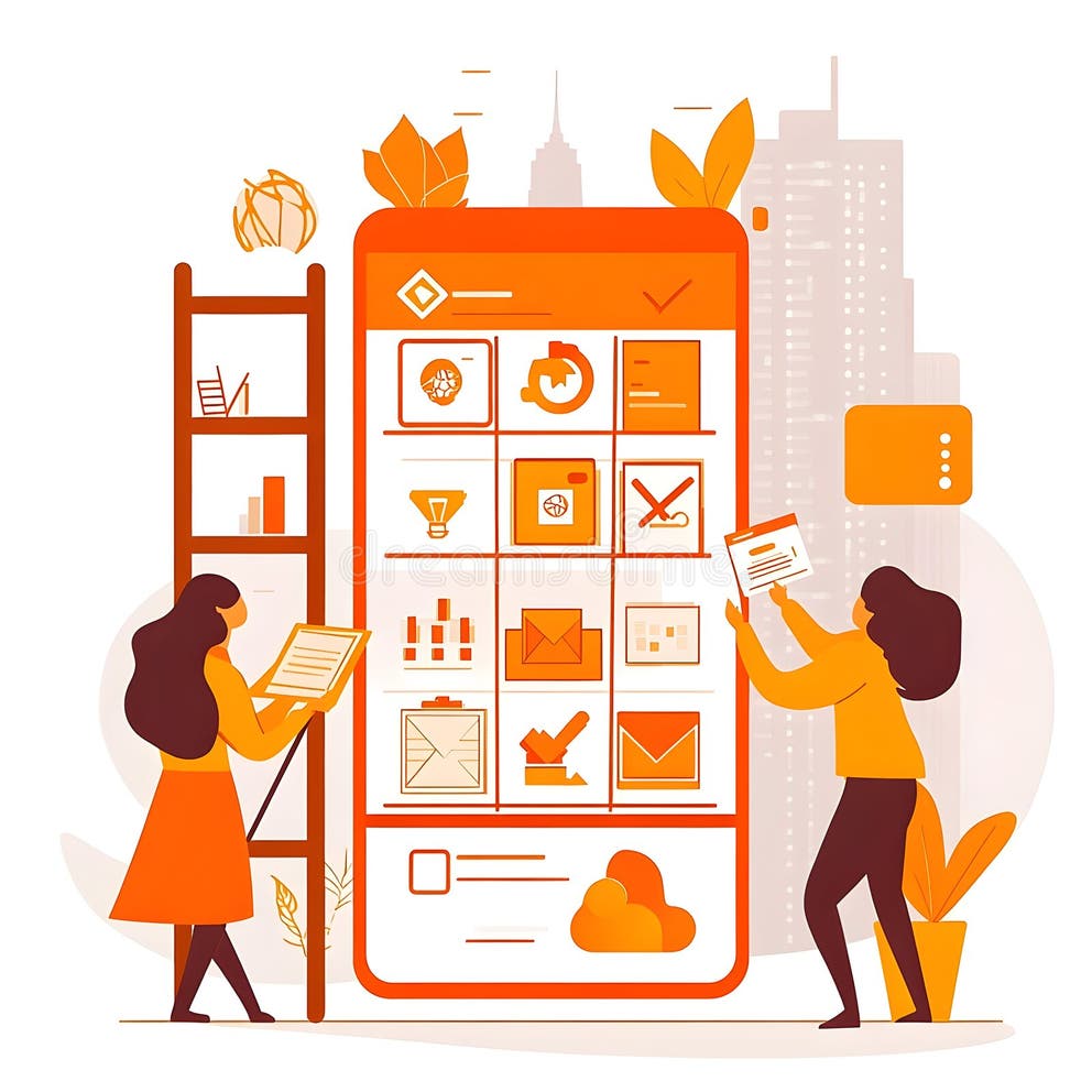 Ladder App Interface Stock Illustrations – 473 Ladder App Interface ...