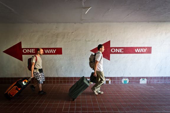 Two People Walking in the Wrong Direction with Sui Editorial Photo ...