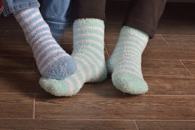 Two people wearing socks stock photo. Image of socks - 310518756
