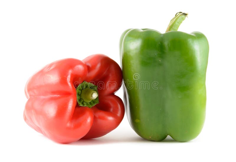 Two Peppers stock photo. Image of health, colorful, dinner - 44860380