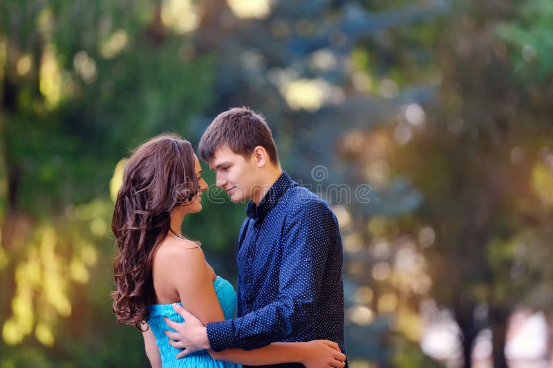 Two Person Loving Each Other Resting in the Park Stock Photo - Image of ...