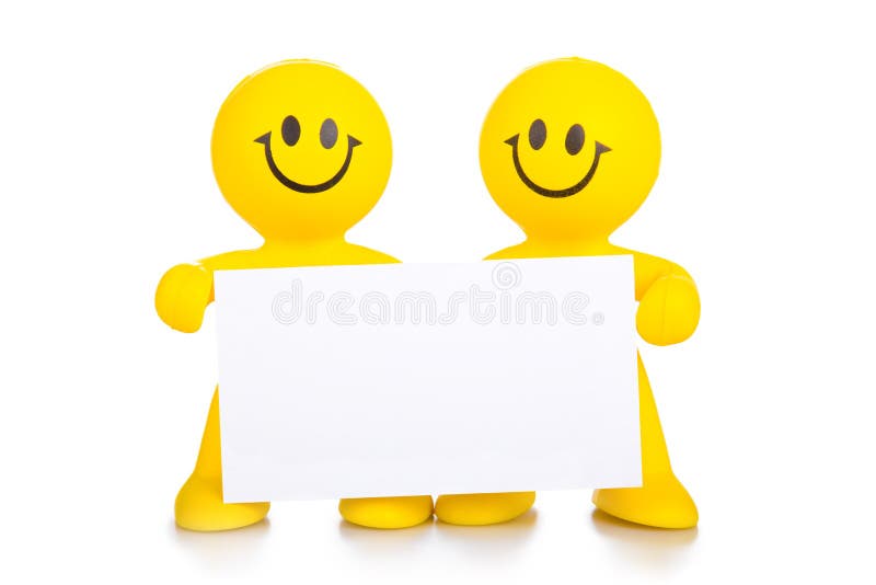 Two Persons Hold the Pure White Poster Stock Image - Image of poster ...