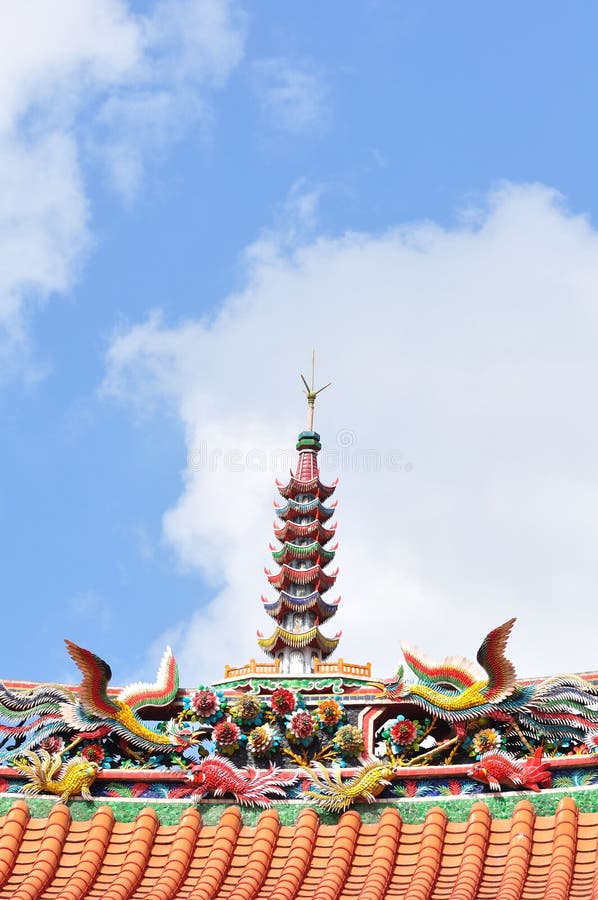 Two phoenix stock photo. Image of temple, power, blue - 11846222