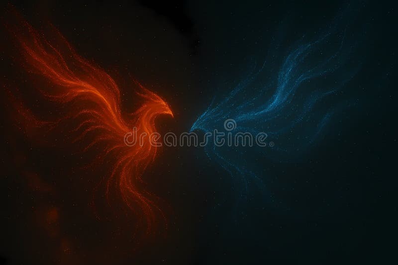 The Duel of the Abstract Particle Flame Phoenix and the Ice Flame ...
