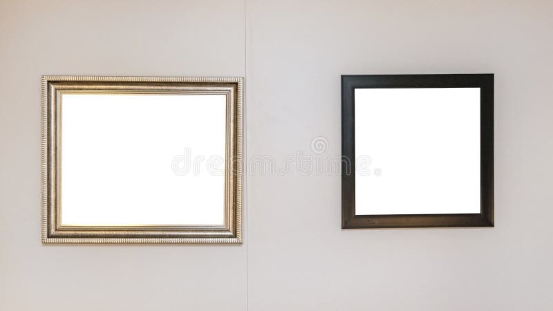 Two Picture Frames stock image. Image of rectangular - 262925887