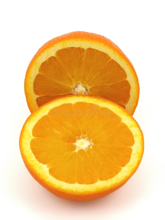 Two piece of Orange fruit stock image. Image of orange - 4148583