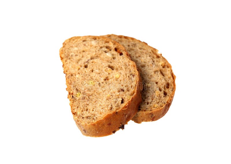 Two pieces of the bread stock photo. Image of preparation - 11964246