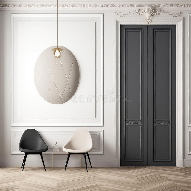 Two Pieces of Furniture that Complement Each Other Stock Illustration ...