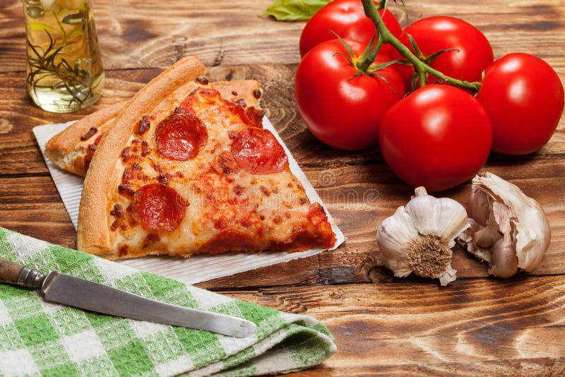 Two pieces of pizza. stock photo. Image of sausage, dinner - 41514520
