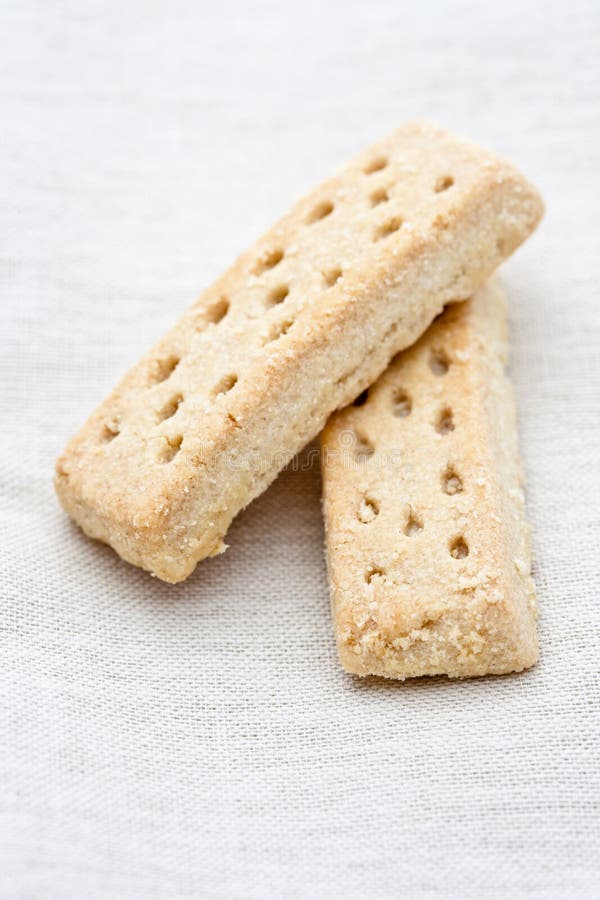 Two pieces of shortbread stock photo. Image of cloth - 11949666