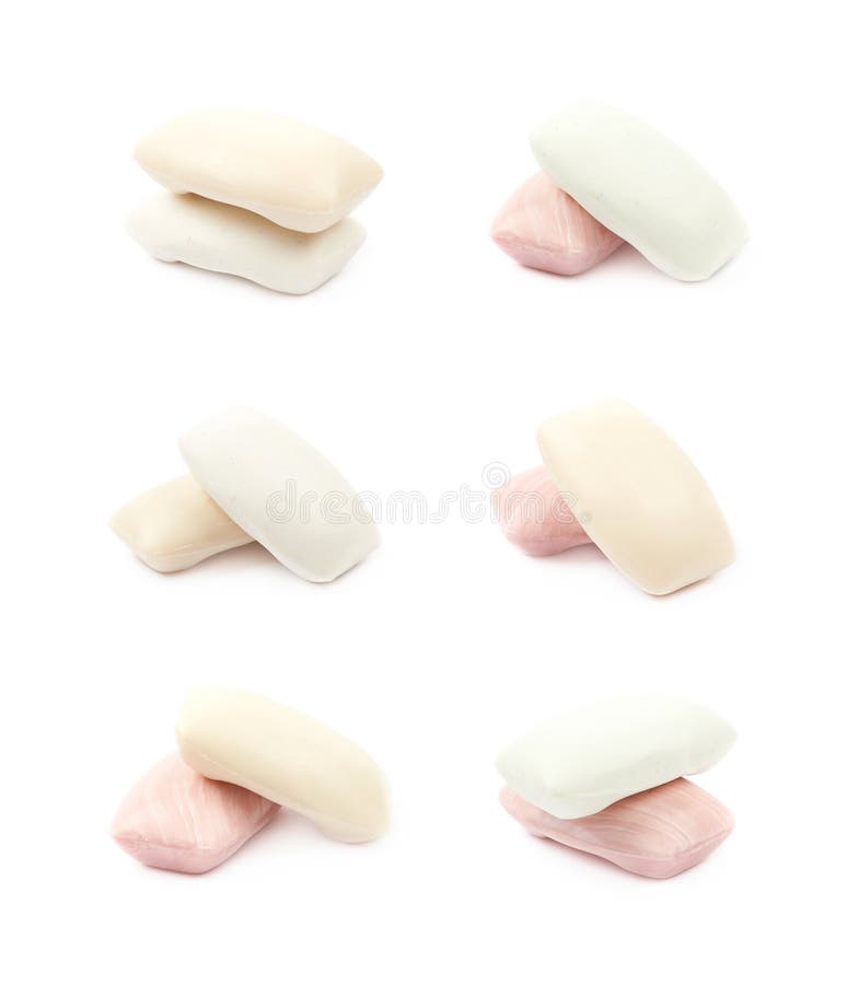 Two pieces of soap stock image. Image of color, cosmetics - 91975273