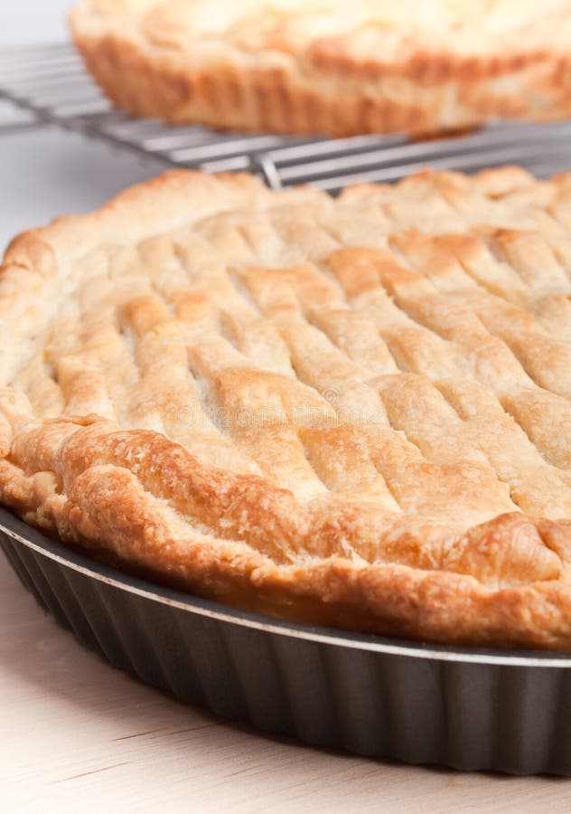 Two pies stock photo. Image of closeup, white, crust - 11920804
