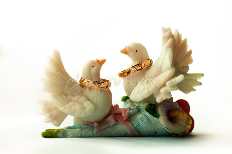 White Doves Wedding Rings Stock Photos - Free & Royalty-Free Stock ...