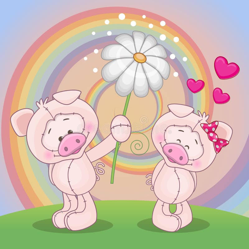 Two Pigs Stock Illustrations – 557 Two Pigs Stock Illustrations ...