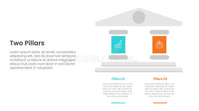 Two Pillars Framework with Ancient Classic Construction Infographic ...