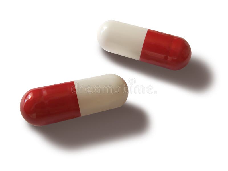 Two pills stock image. Image of isolation, cure, pharmaceutical - 1282953