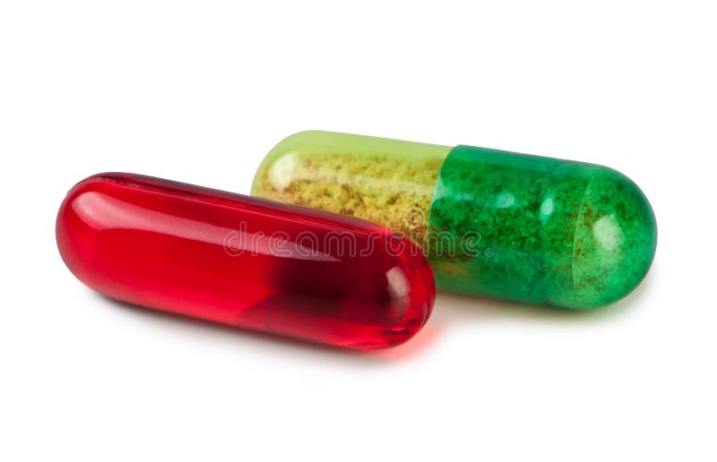 Red capsule pills stock image. Image of pill, medication - 12000015