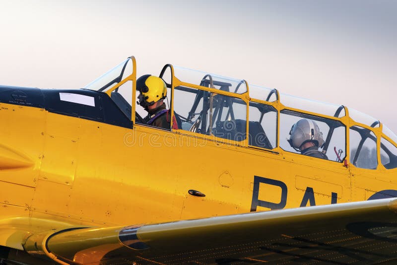 Small Yellow Plane Close Up Editorial Image - Image of cockpit, steel ...