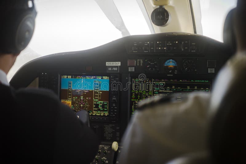 Two Pilots and Jet Dashboard Editorial Stock Photo - Image of dashboard ...