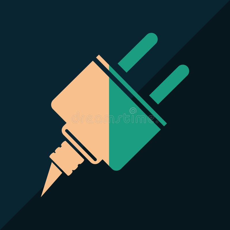 Two Pin Plug. Vector Illustration Decorative Design Stock Vector ...
