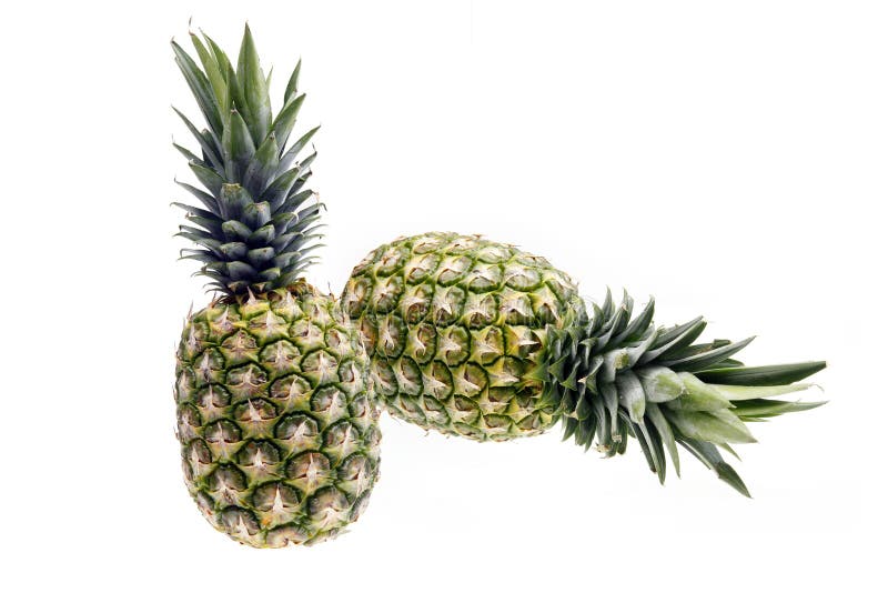 Two pineapples stock image. Image of pineapple, stands - 11273357