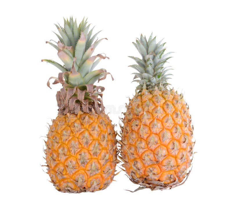 Two Pineapples on wood stock photo. Image of rustic, board - 36064916