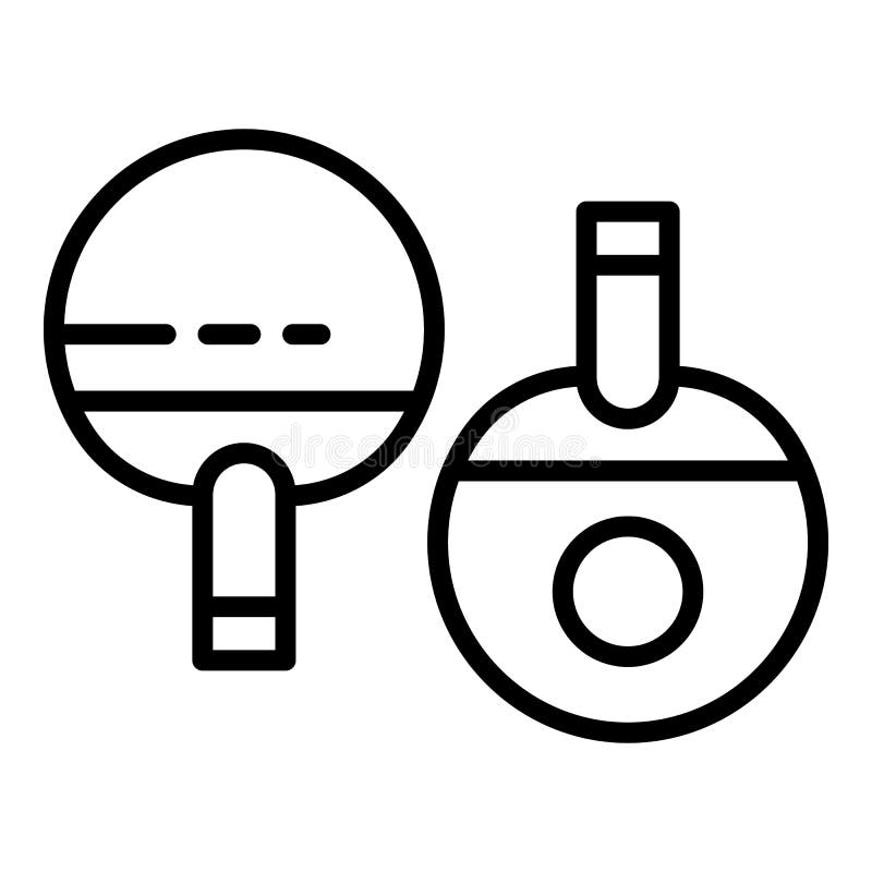 Ping Pong Paddles Vector Stock Illustrations – 91 Ping Pong Paddles ...