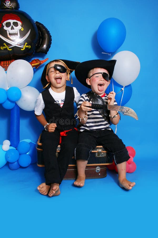 Two pirate stock image. Image of look, pirate, blue, background - 30500645