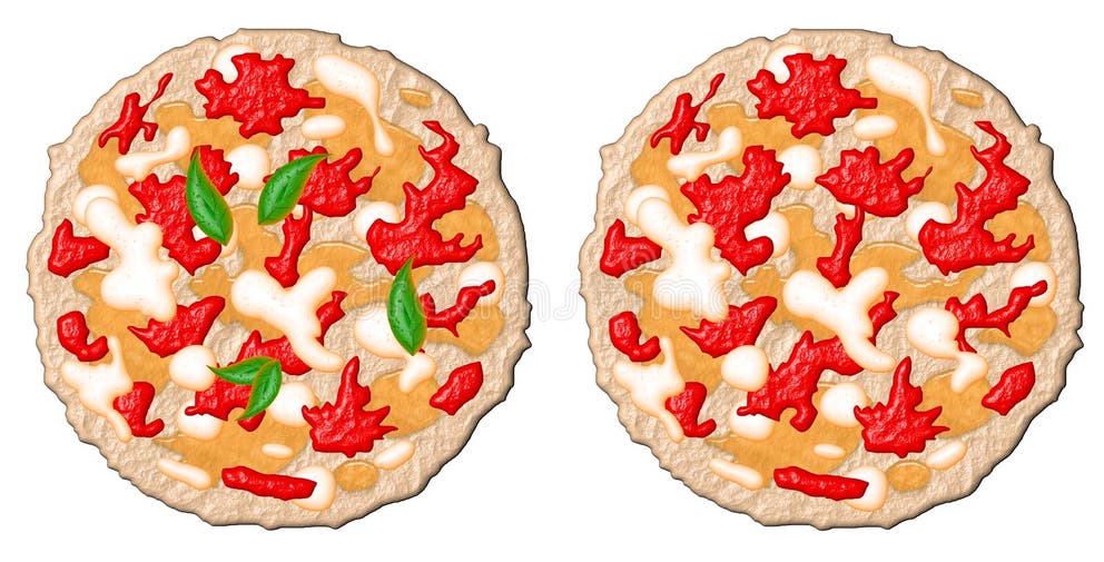 Various Tasty Oven Baked Pizzas Stock Illustrations – 37 Various Tasty ...