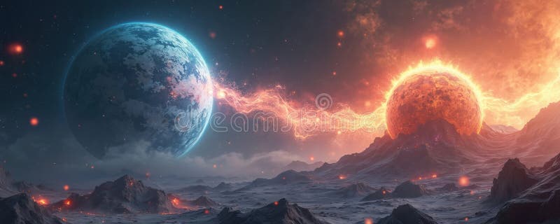 Two Planets Intertwined by Quantum Particles in Space. Interstellar ...