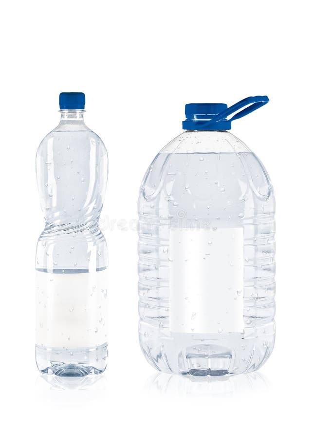 Water Bottles in Cooler stock image. Image of plastic - 16896183