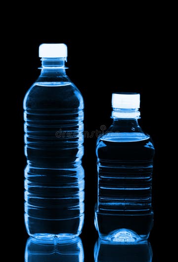 Two Plastic Bottles of Water Stock Photo - Image of condensation ...