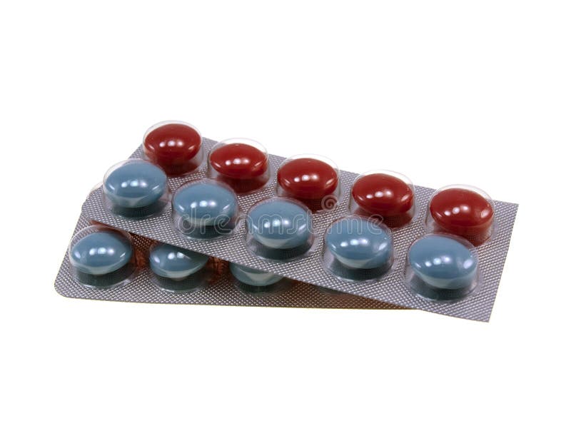 Two Plates of Multi-coloured Tablets Stock Image - Image of healthcare ...