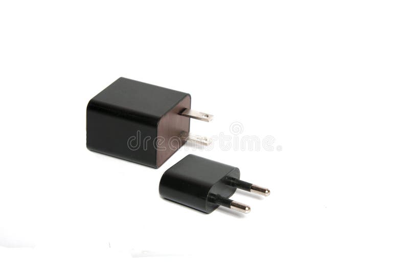 Two plugs isolated stock photo. Image of connection - 106375214
