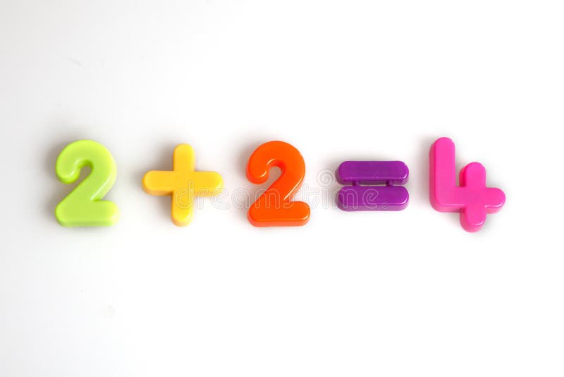 Two plus two stock image. Image of alphabet, education - 41828511