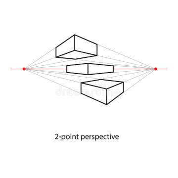 Two Point Perspective Stock Illustrations – 380 Two Point Perspective ...