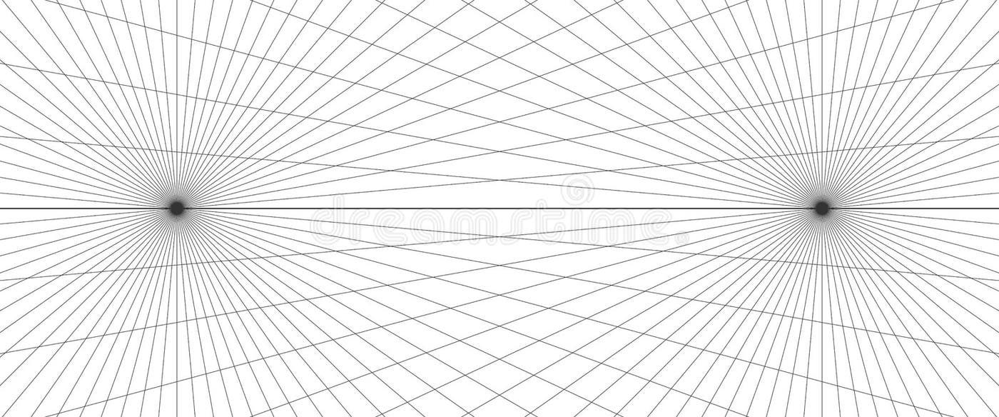Two Point Perspective Grid Stock Illustrations – 78 Two Point ...