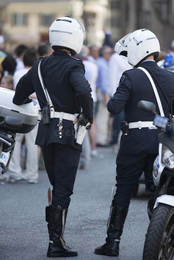 Two Policemen editorial stock image. Image of regulation - 41577609