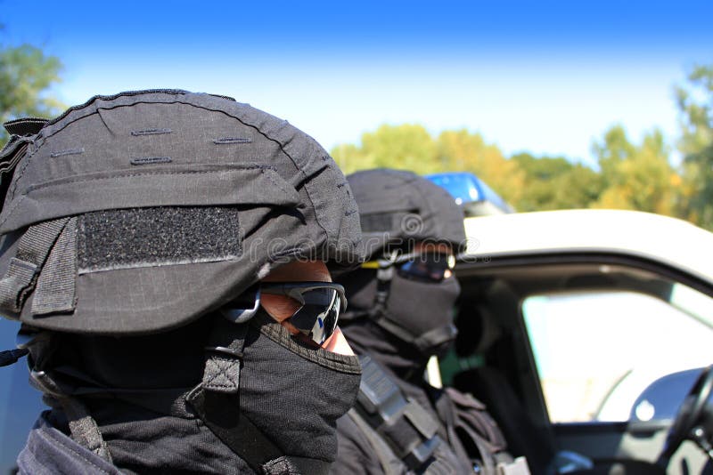 Two policemen stock image. Image of radio, black, glasses - 30125197