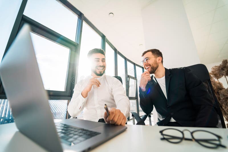 Positive Office Girl. Positive Emotions and Smile. Stock Photo - Image ...