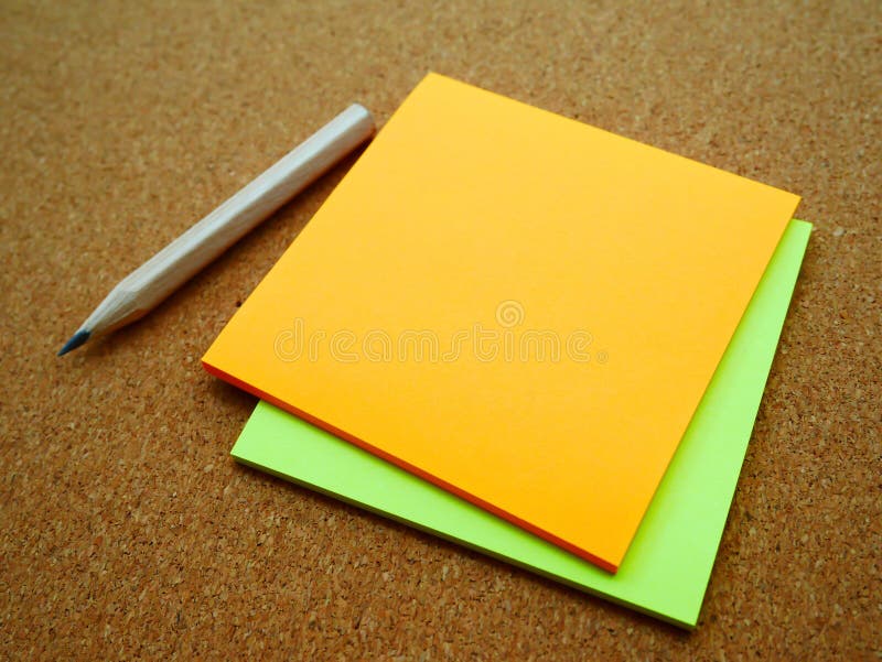 Two post note stock photo. Image of blue, noticeboard - 71766838