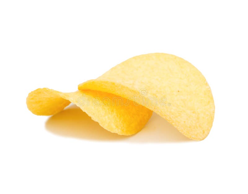 Two potato chips stock photo. Image of macro, chips - 115994516