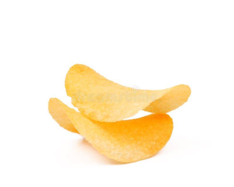 Two potato chips stock image. Image of refreshment, objects - 34058741