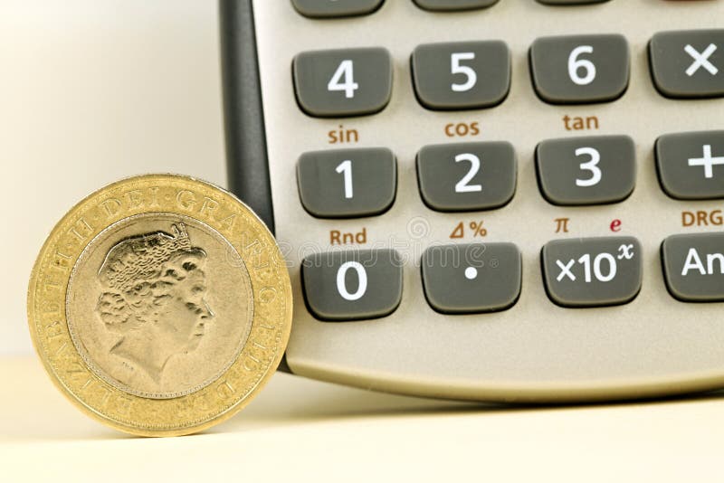 British Two Pound Coin stock image. Image of exchange - 14845275